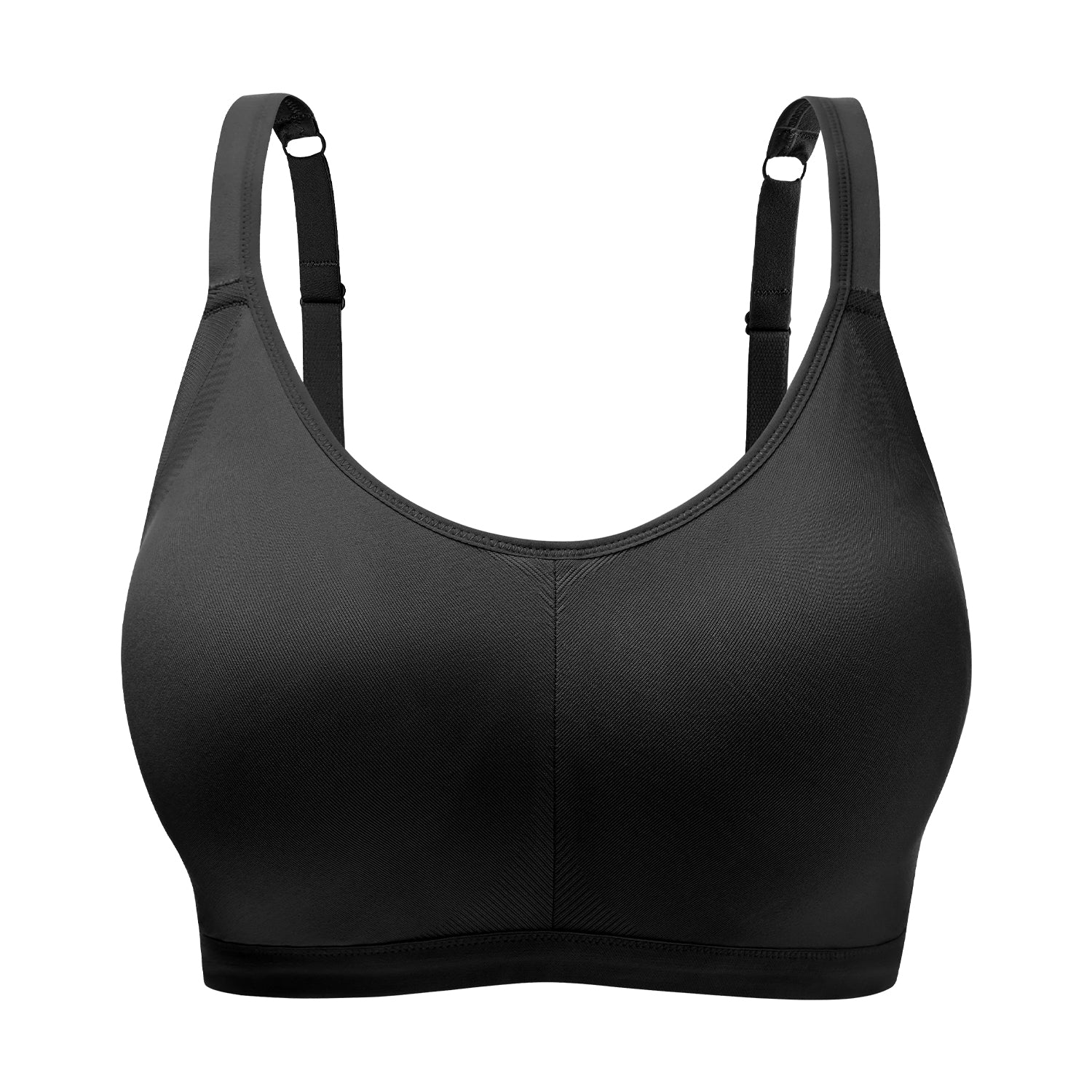 POKARLA Bras for Women Seamless Wireless Full-Coverage Adjustable Stra